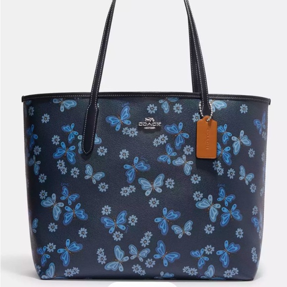Coach | Bags | Coach Butterflies City Tote Handbag | Poshmark